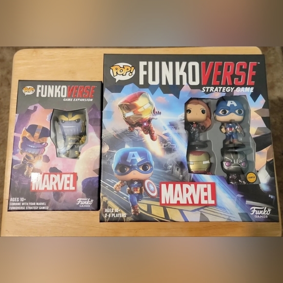 Funko | Toys | Funko Pop Marvel Funkoverse Strategy Game Chase Thanos ...
